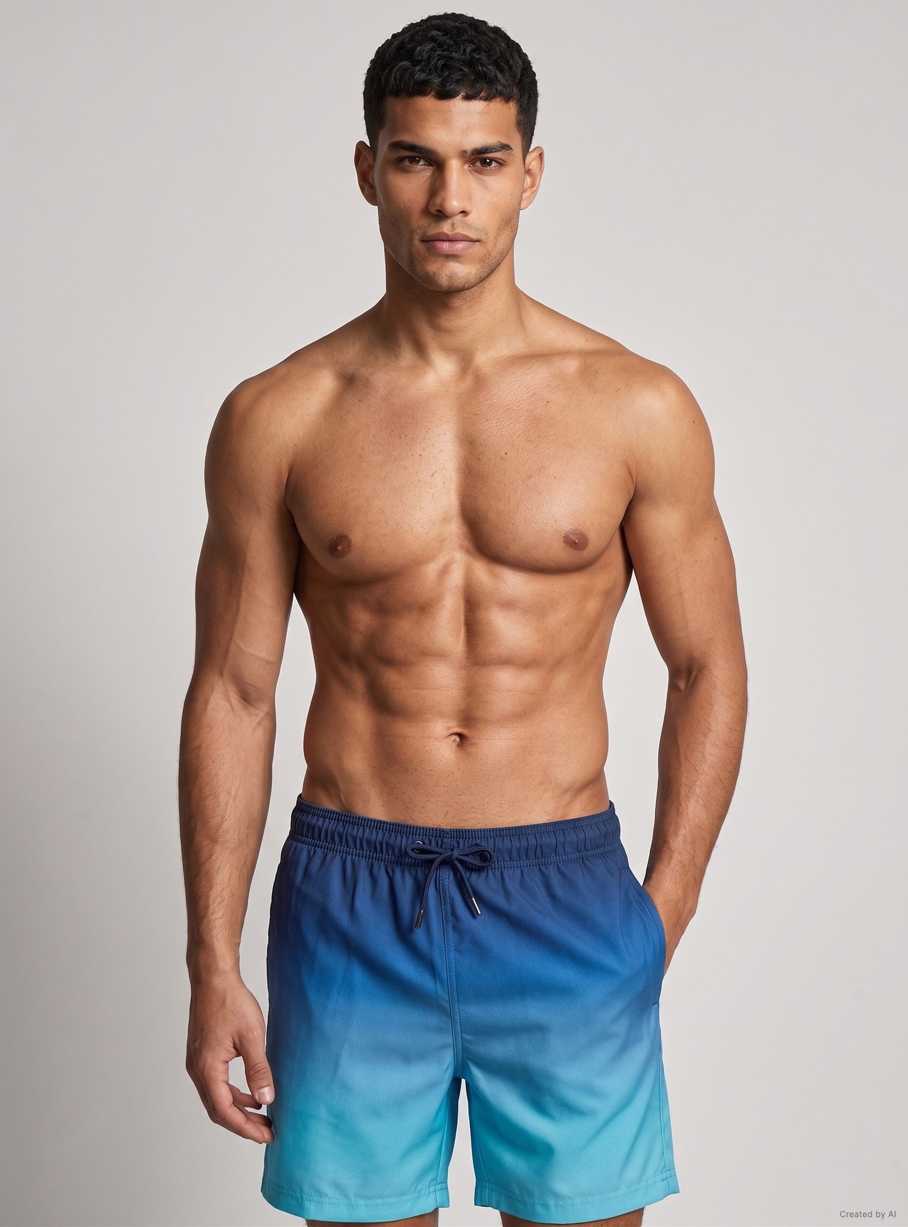 Gradient shaded sea bermuda shorts - Terranova