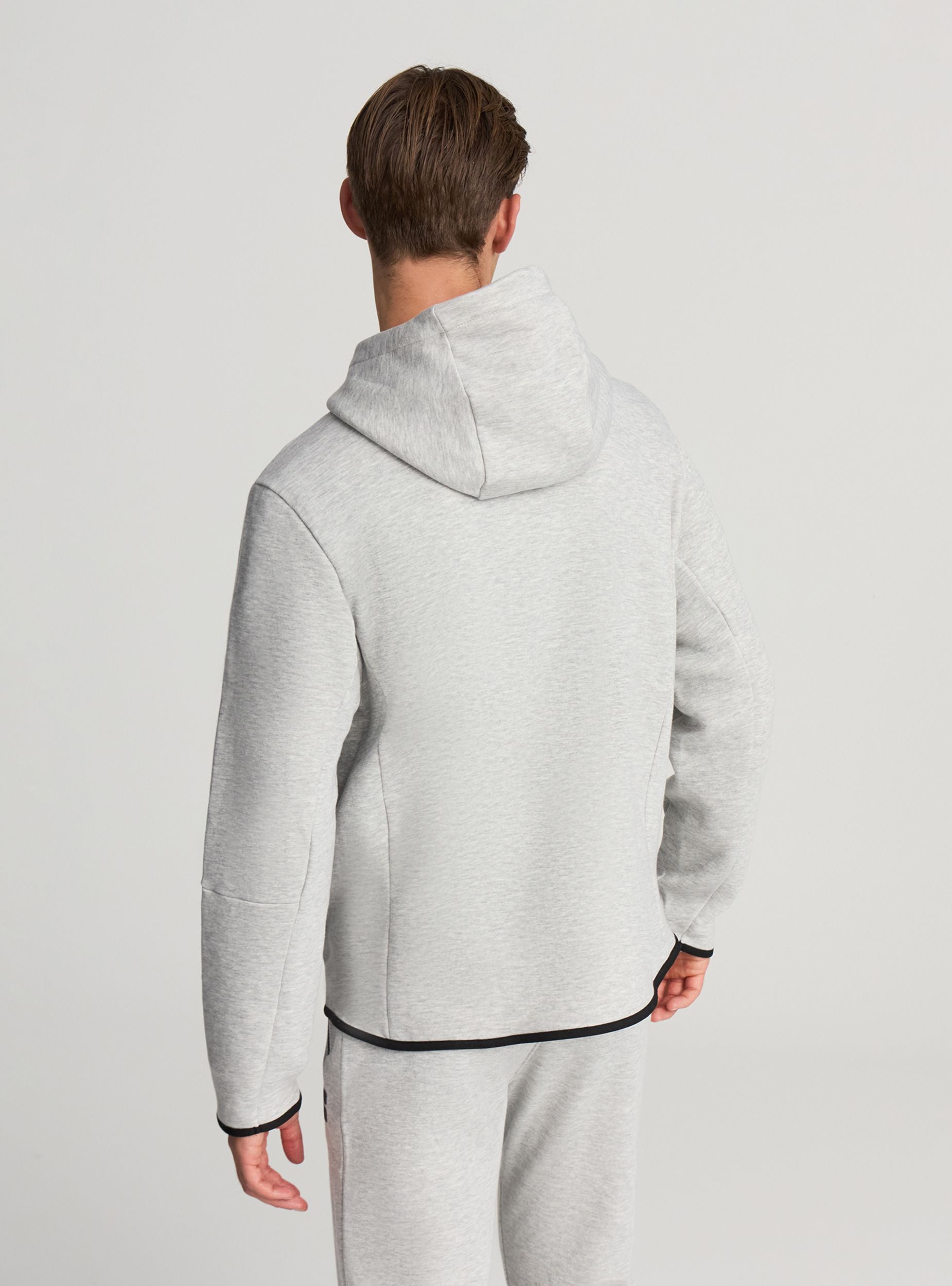Technical sweatshirt with hood and lettering – Terranova