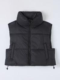 Crna Perjana jakna bez rukava | Terranova