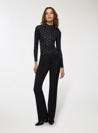 Body col roulé à pois Var noir - Achetez en ligne | Terranova