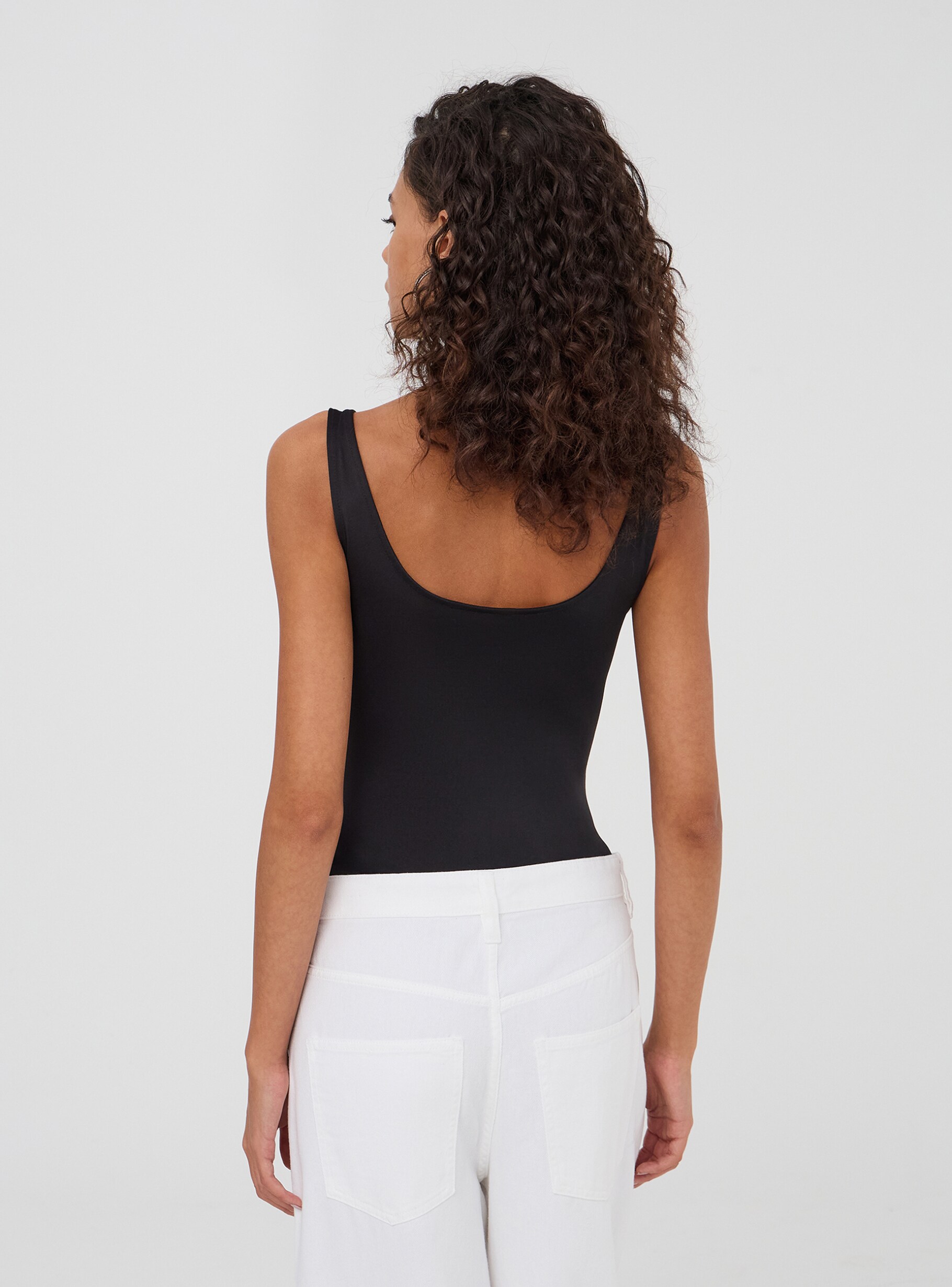 Black Square-neck body - Buy Online | Terranova