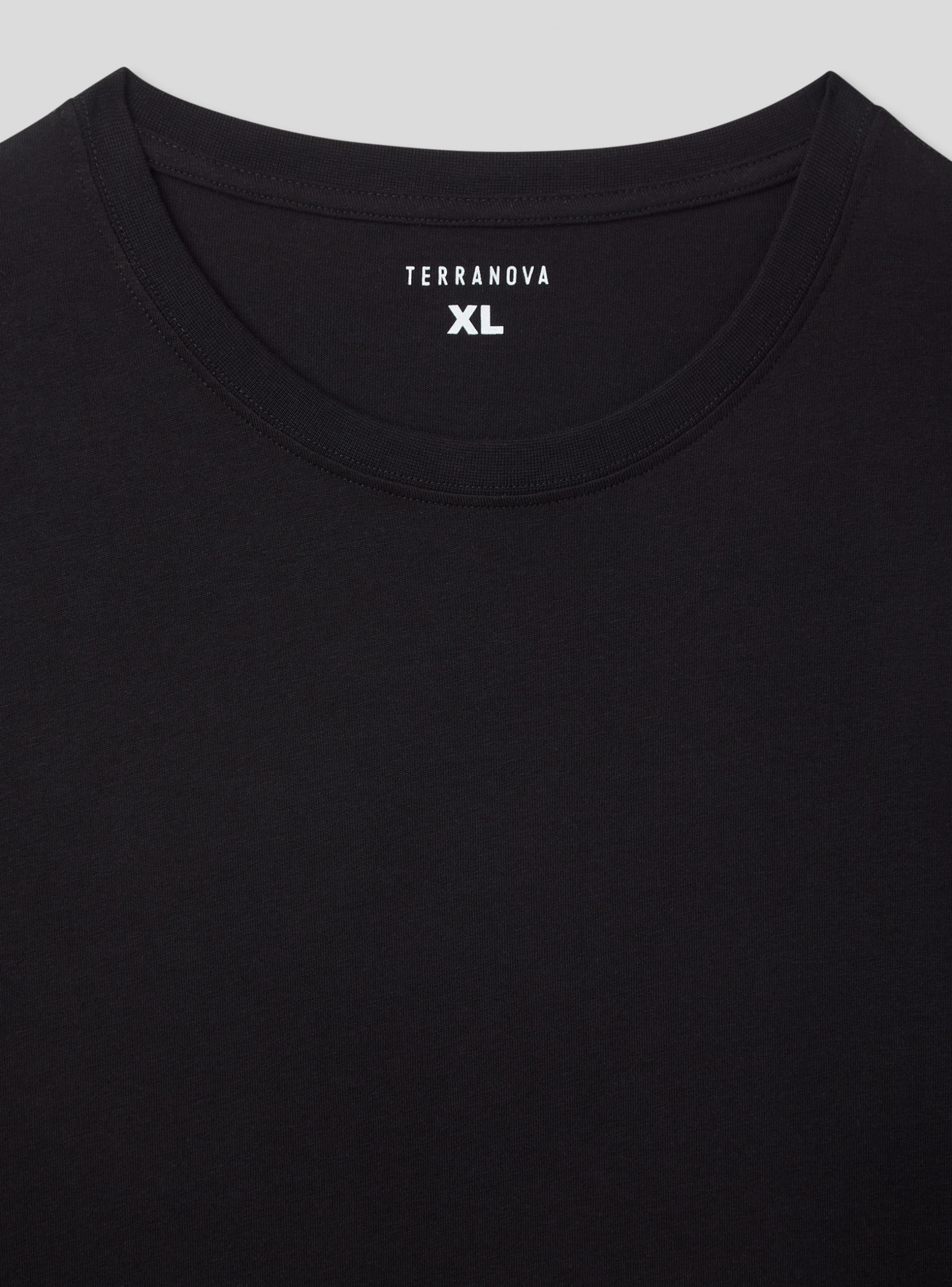 Crna Paket od 2 osnovne majice jedinstvene boje | Terranova