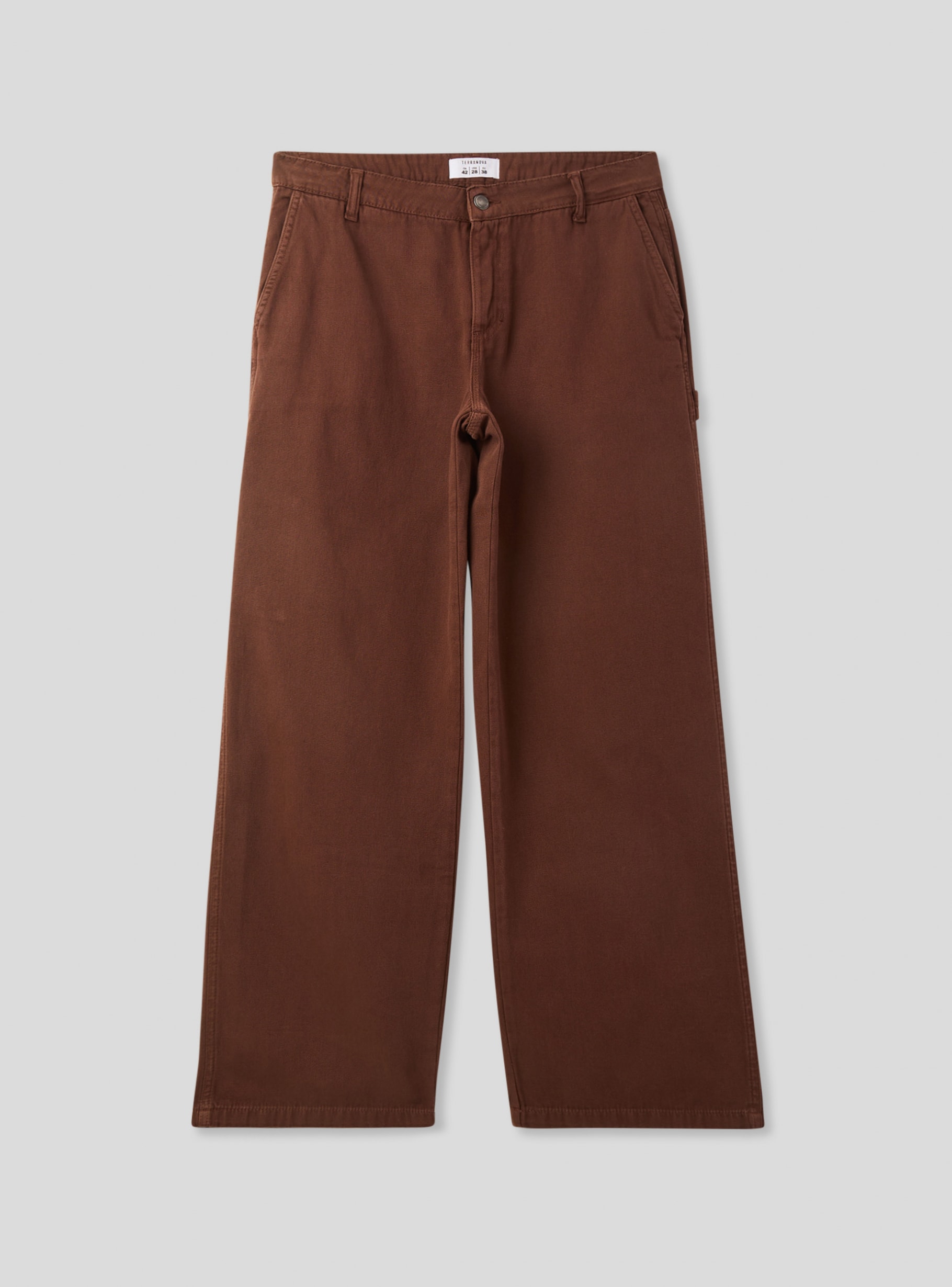 Pantaloni carpenter straight Marrone - Acquista Online | Terranova
