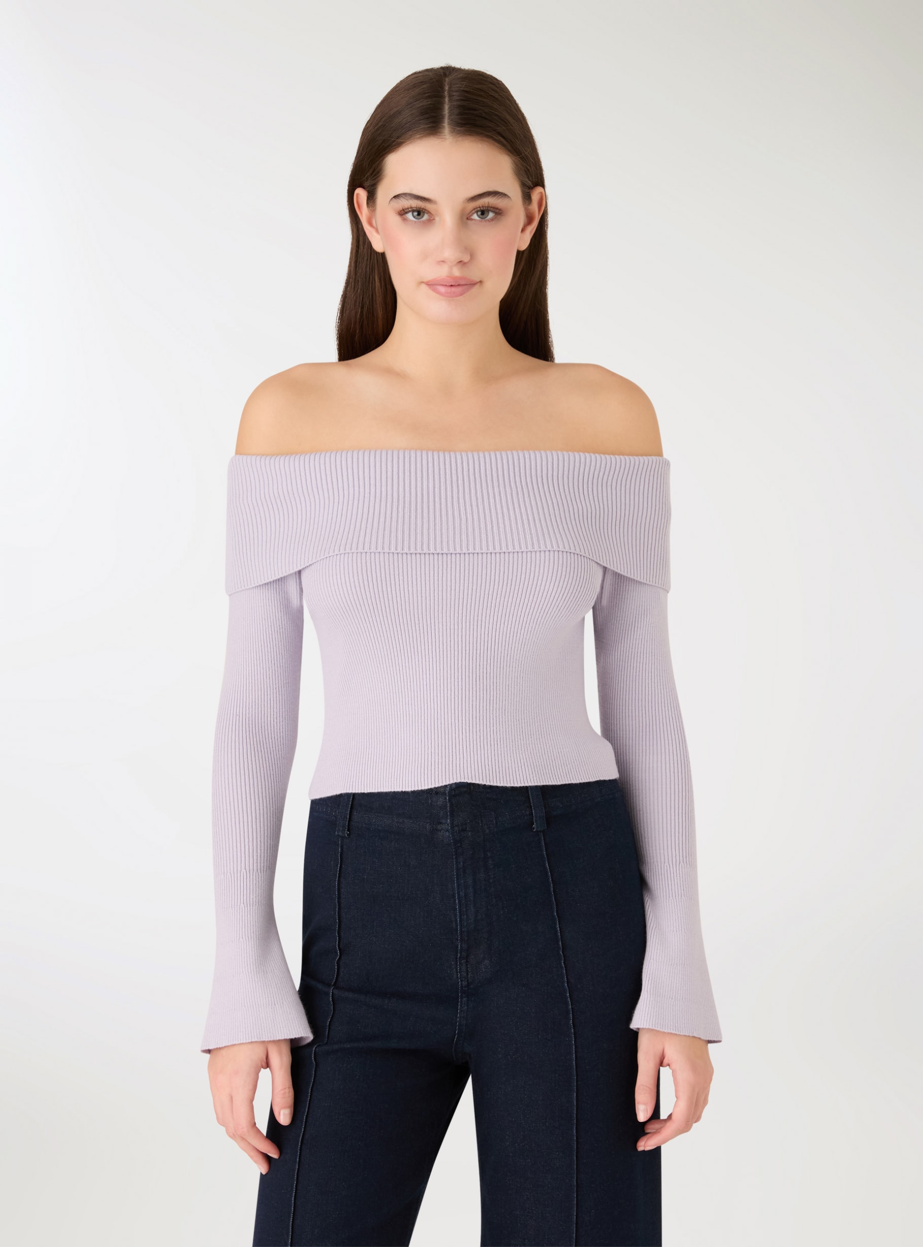Lilla Crop top with off-shoulder bell sleeves - Buy Online | Terranova