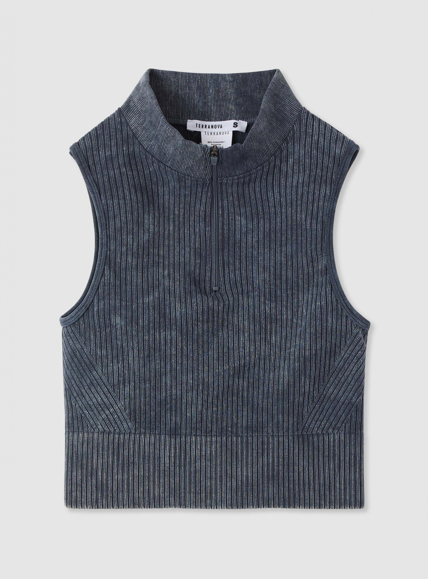 Antracite Plain Colour Vest/Top - Buy Online | Terranova