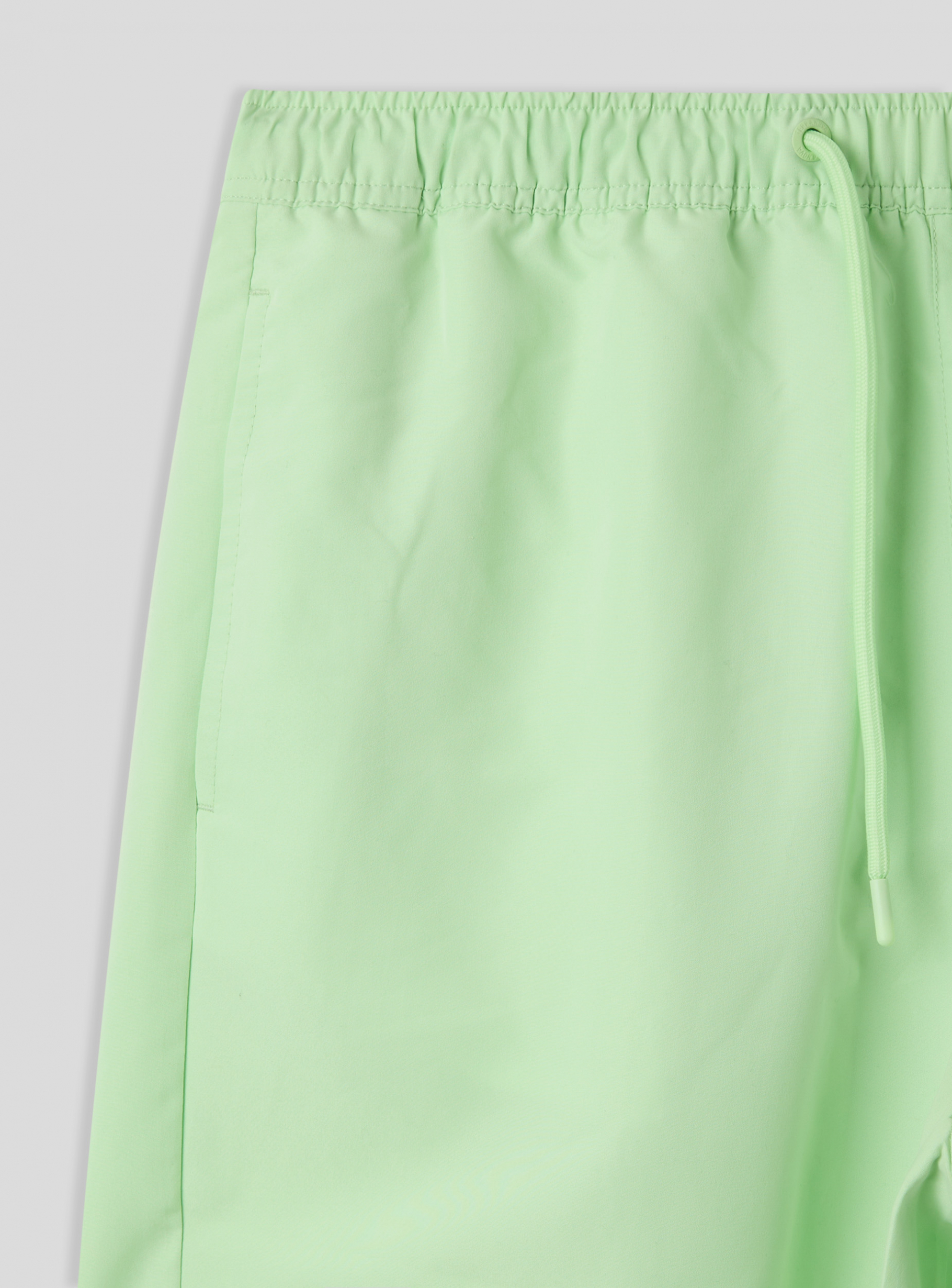 Lime Plain-coloured Bermuda swim trunks - Buy Online | Terranova