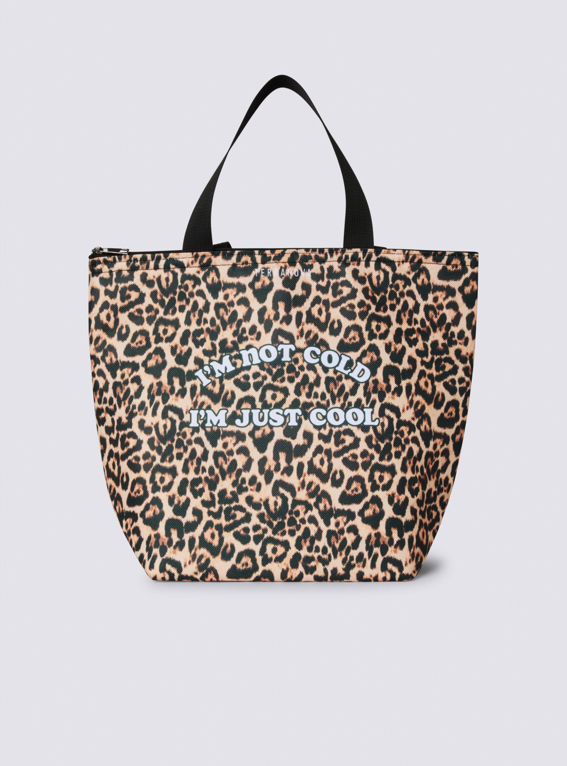 Var black Spotted thermal bag with lettering - Buy Online | Terranova