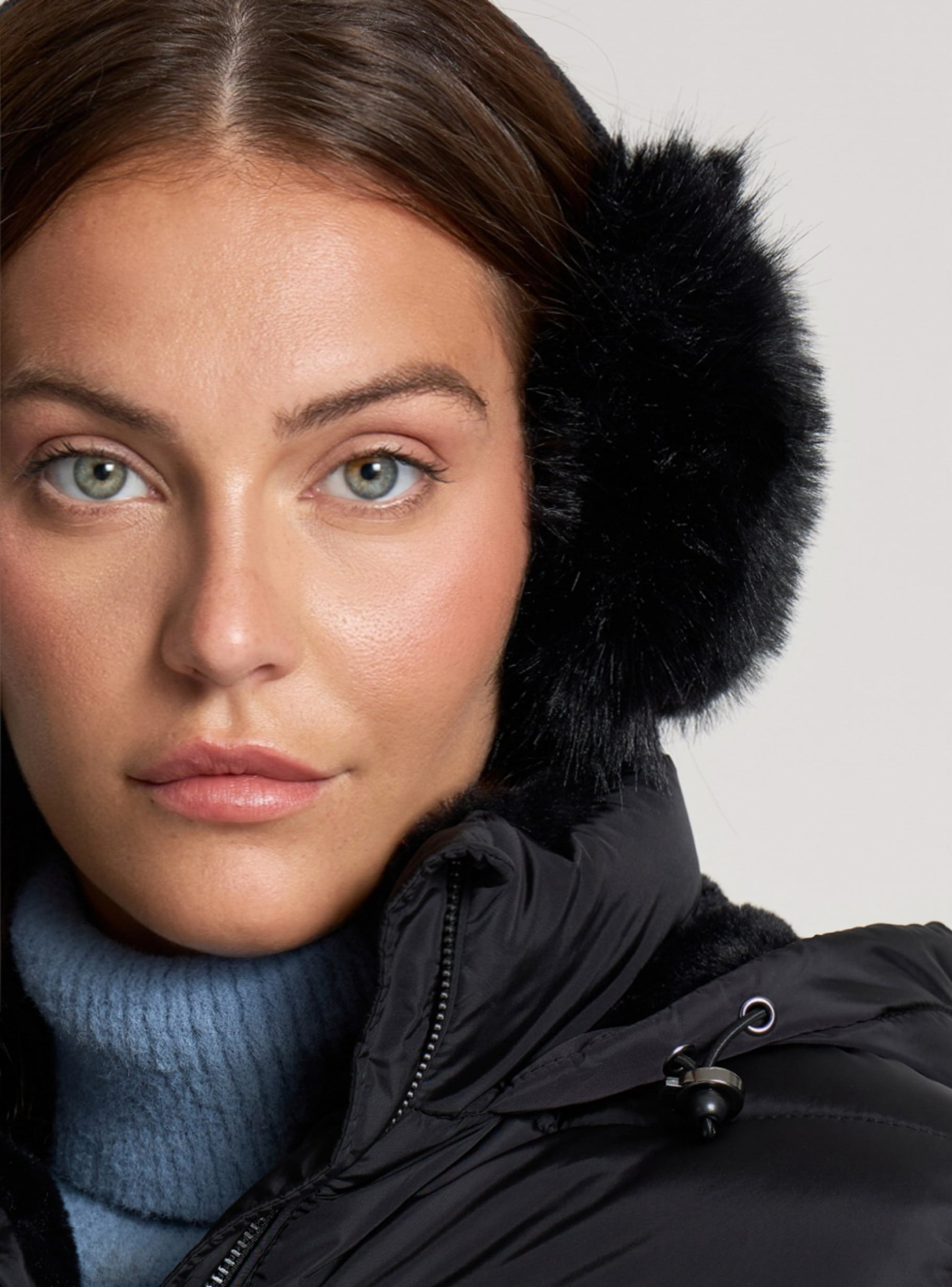 Black Faux fur ear muffs - Buy Online | Terranova