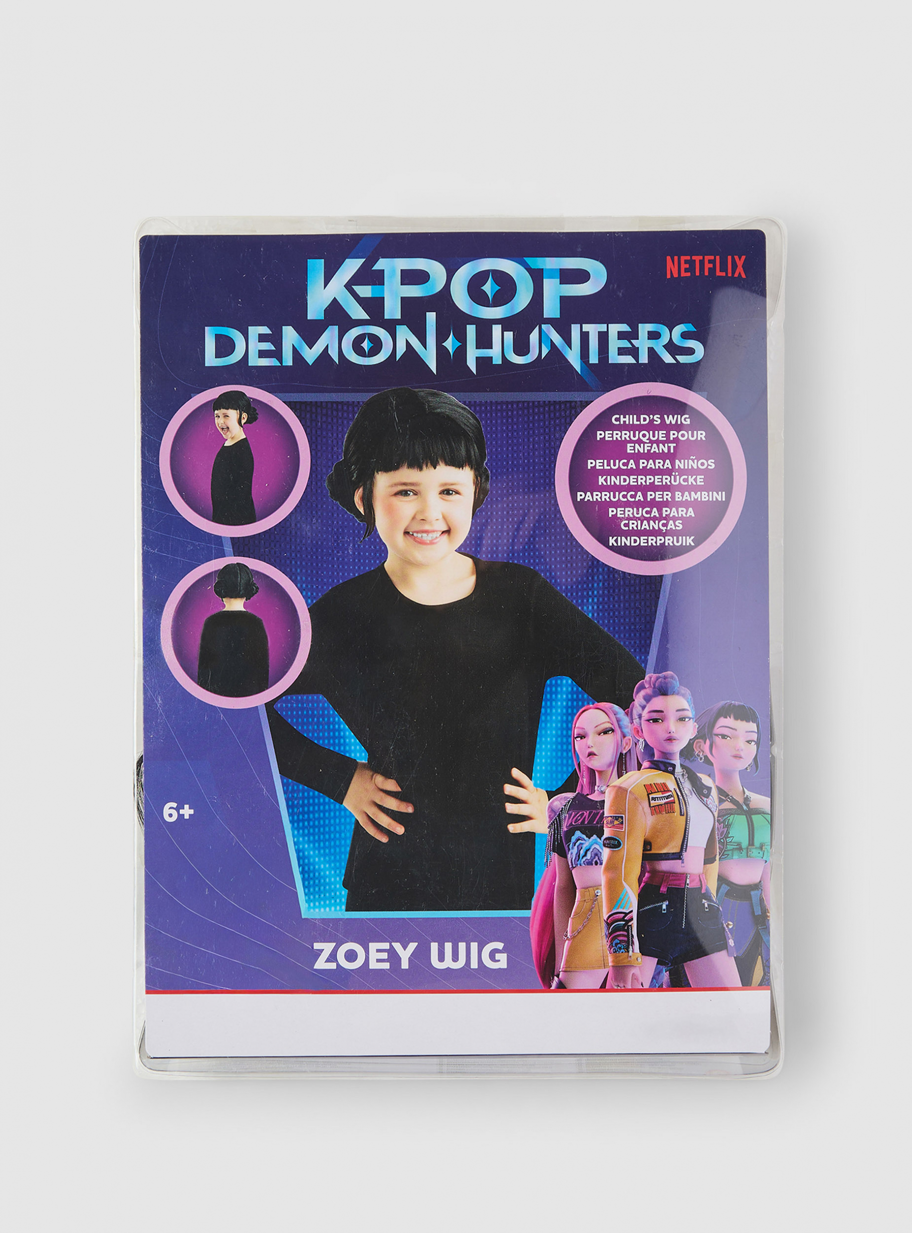 Perruque Kpop Zoey Noir - Achetez en ligne | Terranova